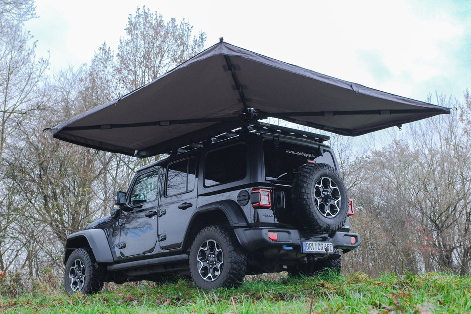 GEAR ROCK 270° Markise (Freitragend) Rechte Seite – Canada Gear